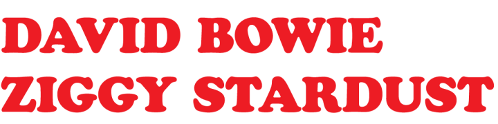 David Bowie 'Ziggy Stardust' font download - Famous Fonts