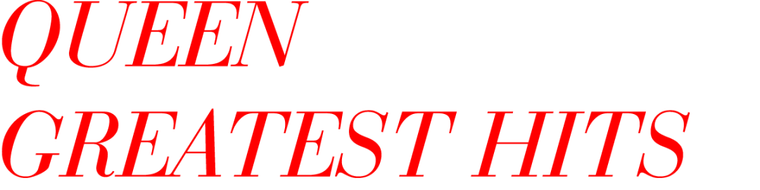 Queen 'Greatest Hits' font download - Famous Fonts
