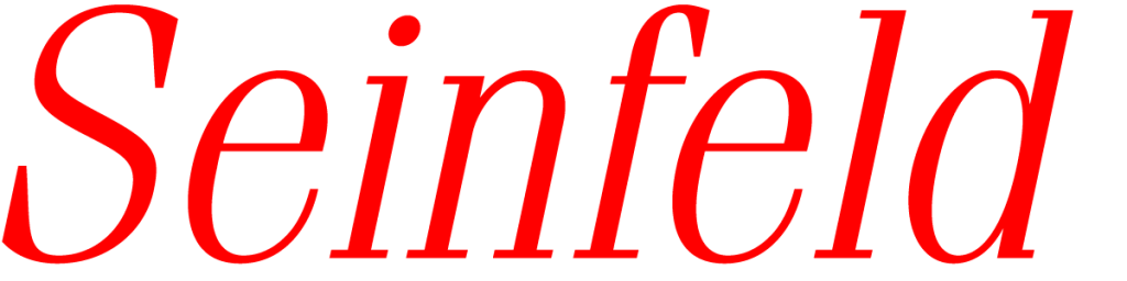 Seinfeld font download - Famous Fonts